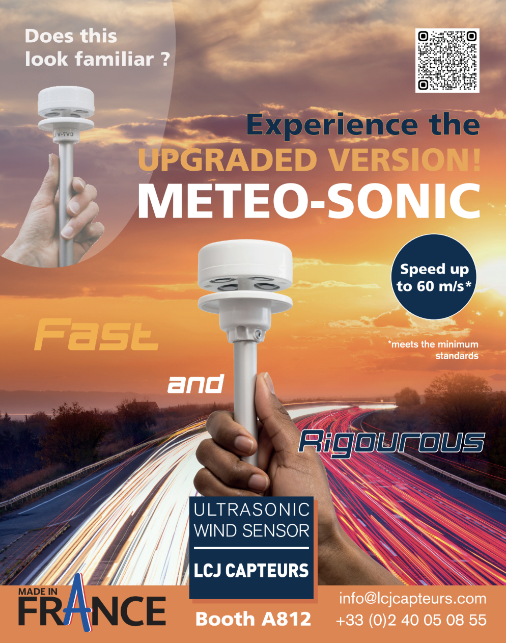 METEO-SONIC The new anemometer wind vane from LCJ Capteurs - LCJ Capteurs